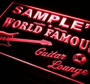 Custom home bar light sign personalized name led - Light Signs Cave