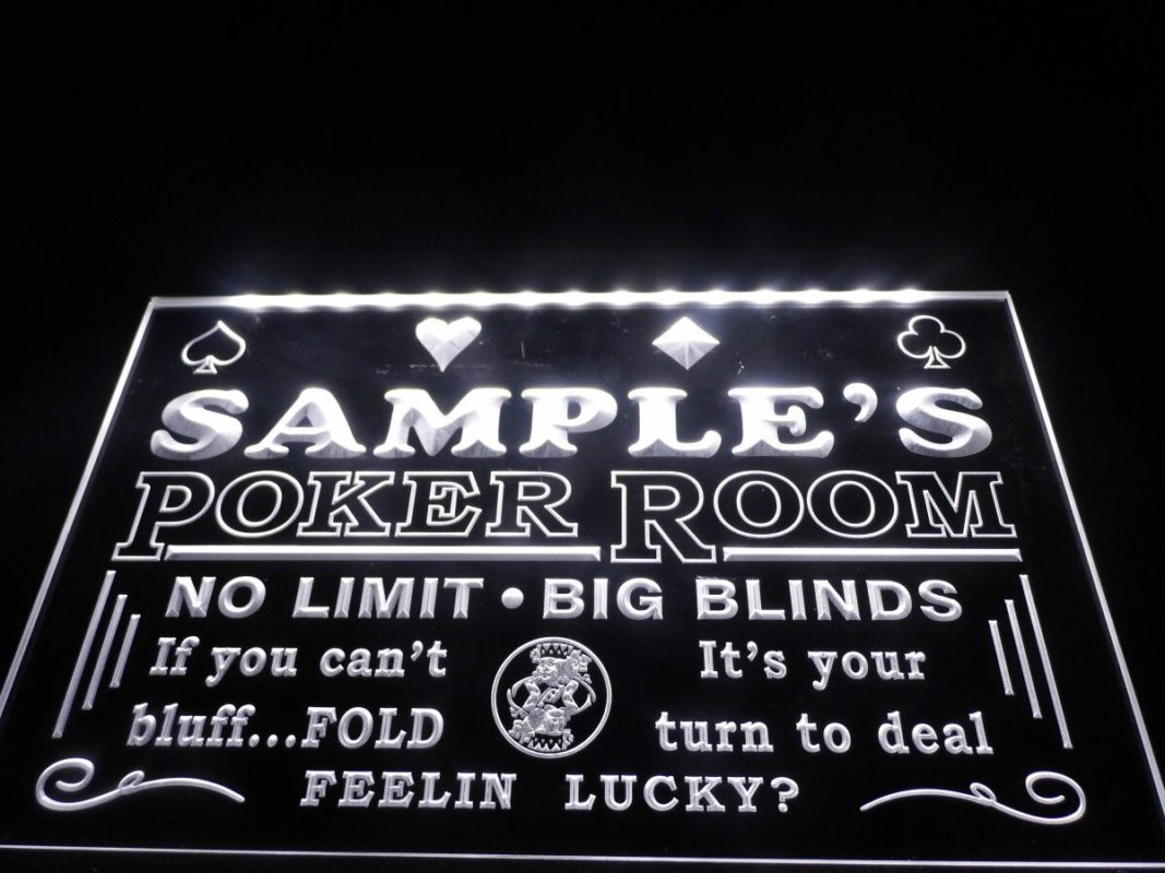 Liquor in the front poker in the rear sign – Light Signs Cave