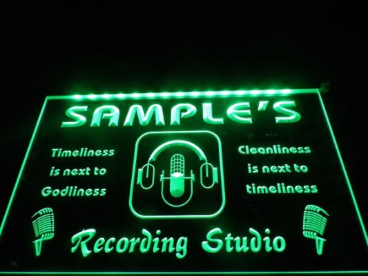 Recording sign | by Light Signs Cave