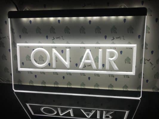 On Air light - Light Signs Cave