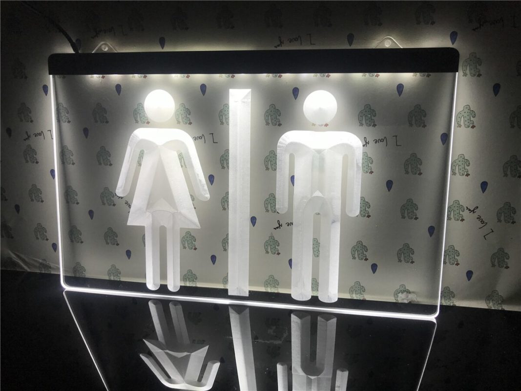 Toilet light sign | Light Signs Cave