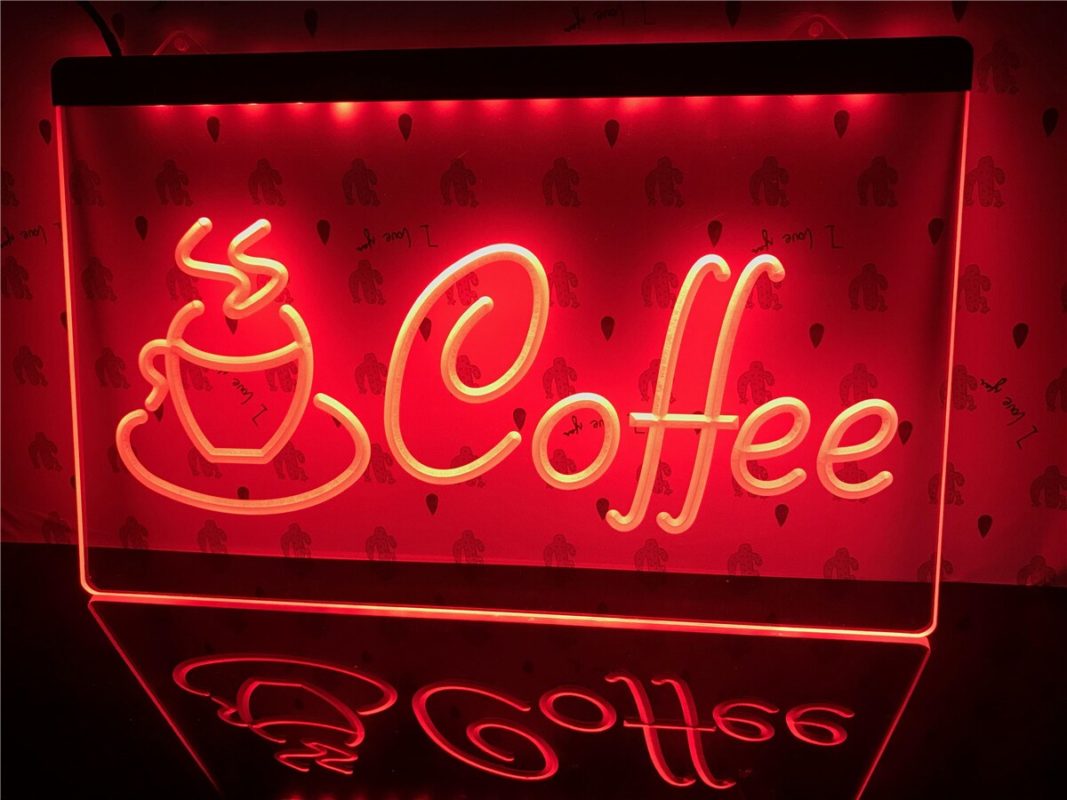 Coffee shop sign | Light Signs Cave