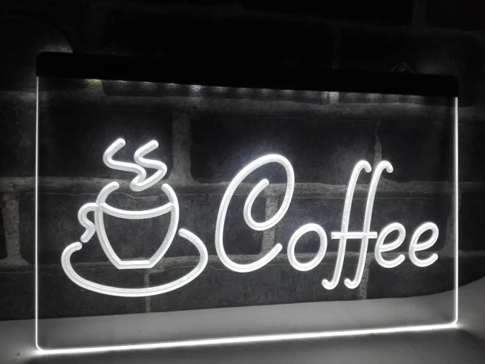 Coffee shop sign | Light Signs Cave