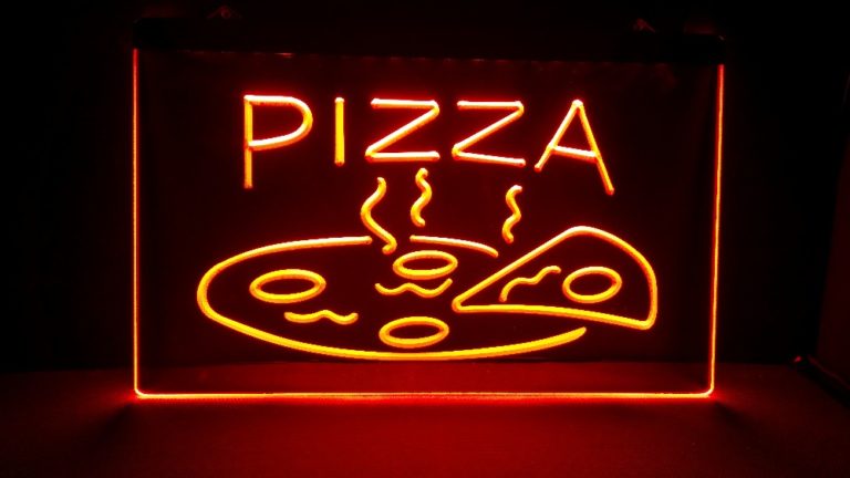 Led pizza sign | Light Signs Cave
