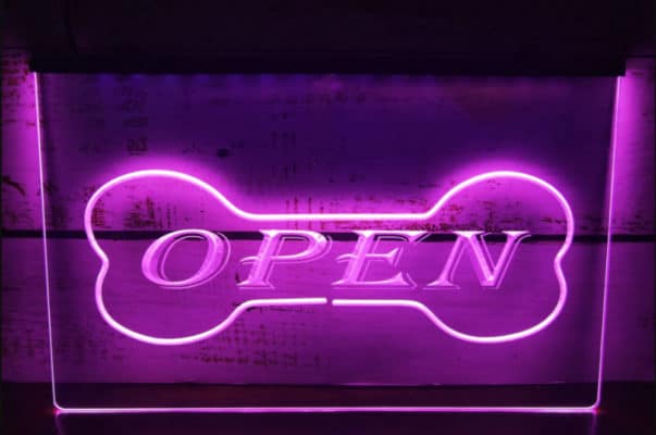 Pet shop sign - Light Signs Cave