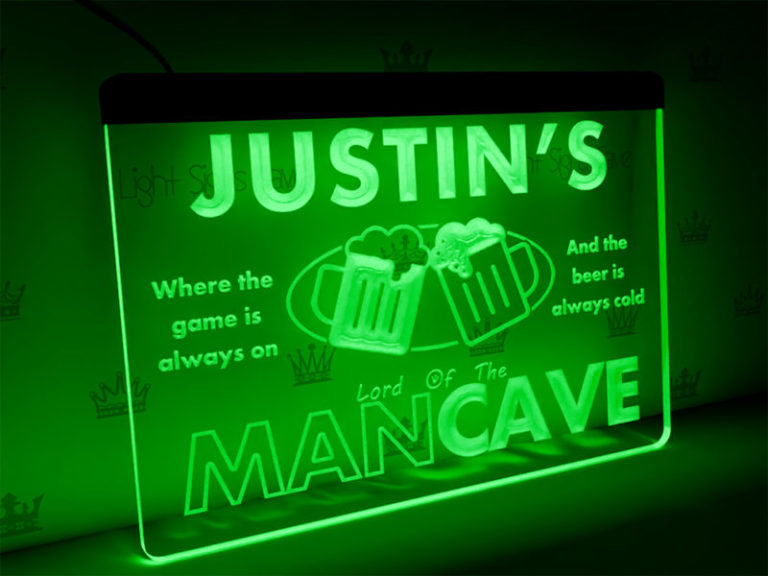 Beer cave sign | Personalized | Light Signs Cave
