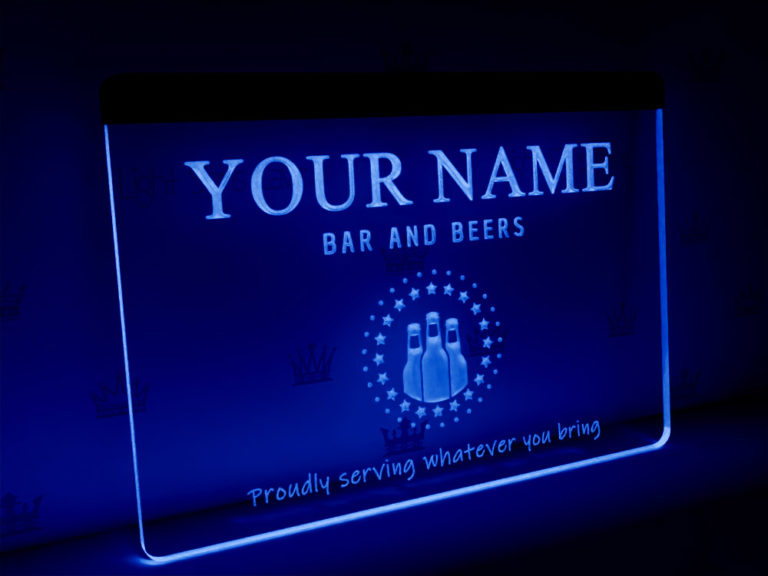 Custom home bar sign | Light Signs Cave