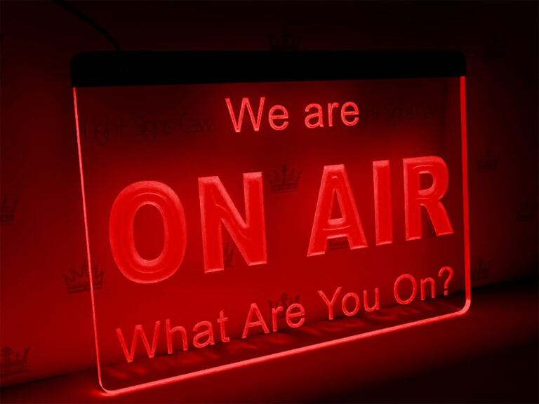 On Air signs | by Light Signs Cave