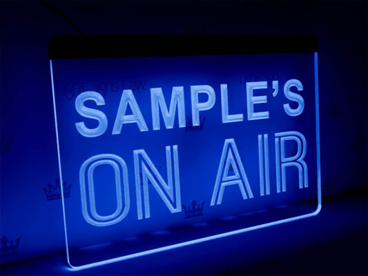 On Air Sign | Pesonalized | Light Signs Cave
