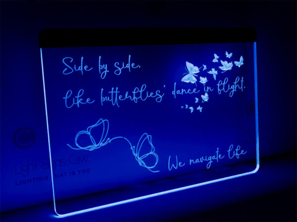 We nevigate life love light sign | Light Signs Cave
