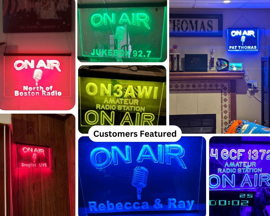 Personalized On Air sign | Light Signs Cave